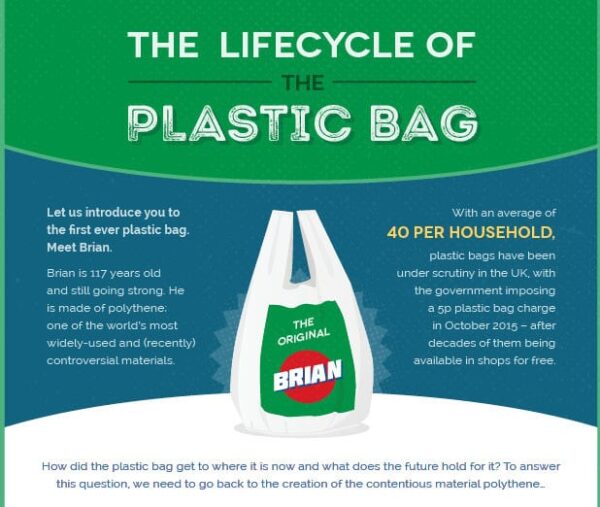 The Lifecycle of a Plastic Bag | Infographic | The Printed Bag Shop