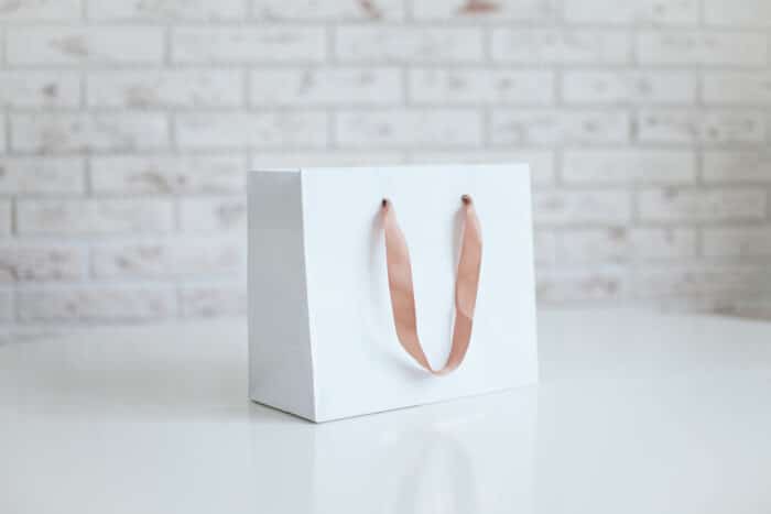 Printed Tape Handle Bags, Order Tape Handle Paper Bags Now